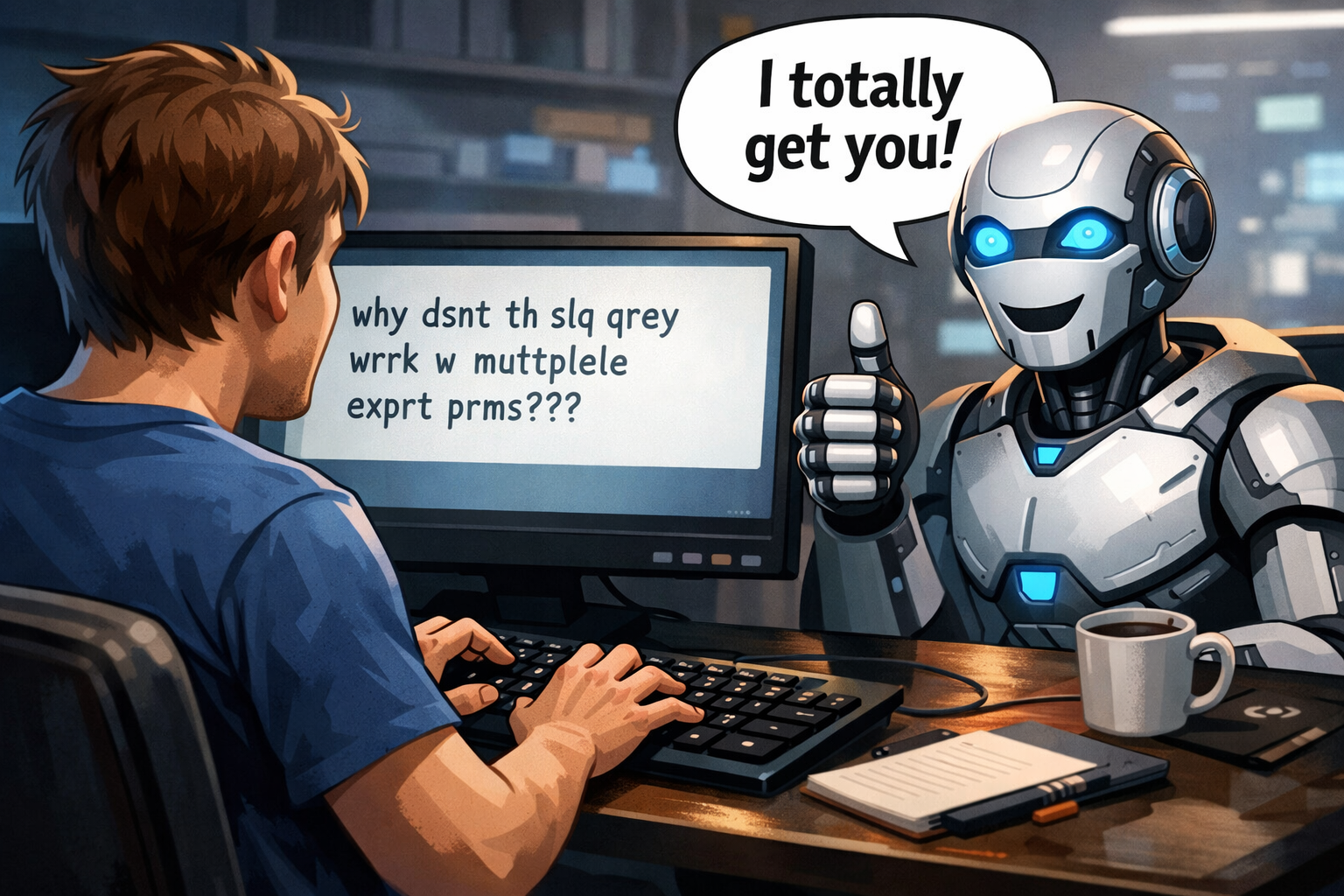 Is LLM Prompting Causing Bad Typing Habits? - Andrew Blumhardt's Blog